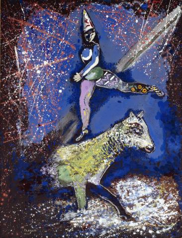 The circus in Marc Chagall's work