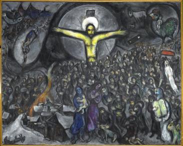 Exodus, Oeuvres sur toile by Marc Chagall (1952 - 1966)