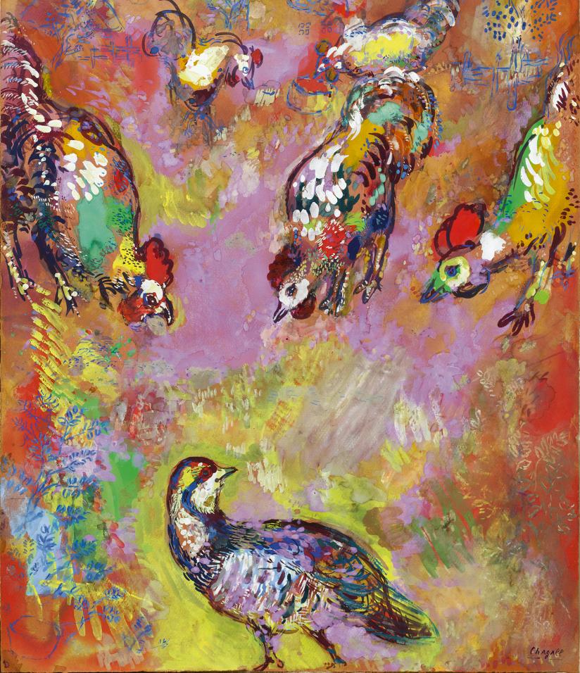 Animals in Marc Chagall's work