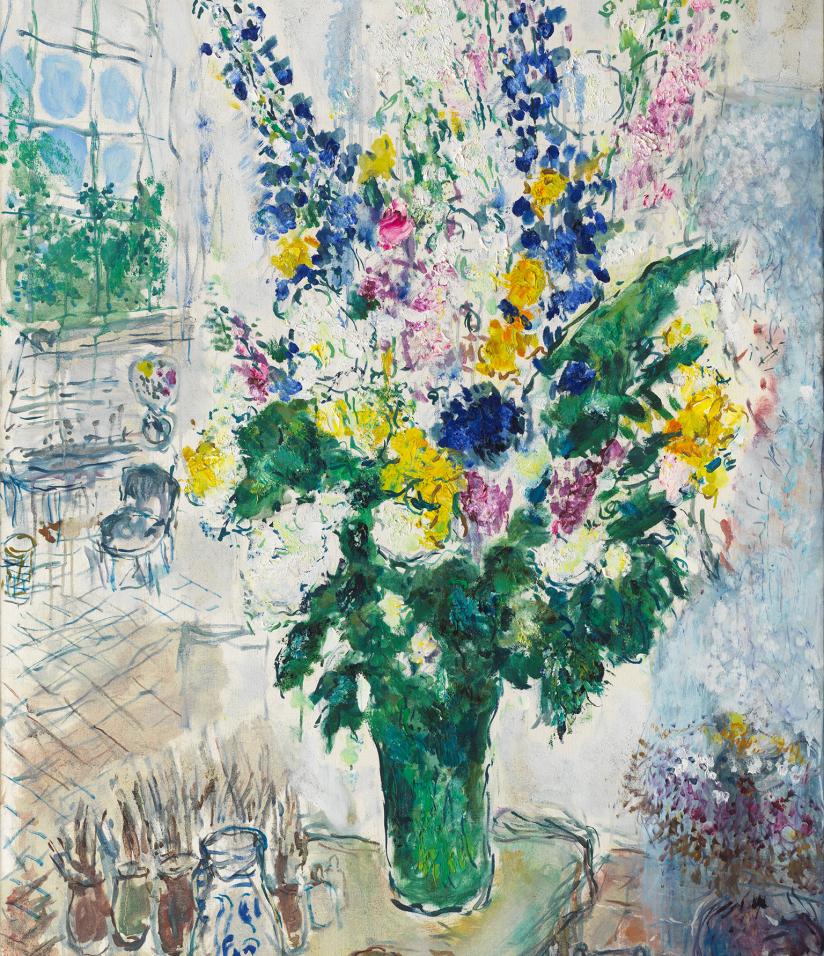 Flowers in Marc Chagall's work