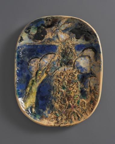The Crossing of the Red Sea, Ceramic by Marc Chagall (1951)