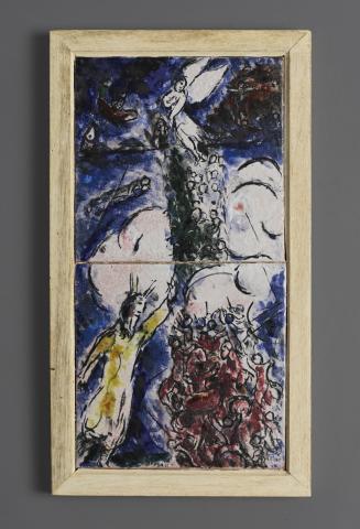 The Crossing of the Red Sea, Ceramic by Marc Chagall (1956)