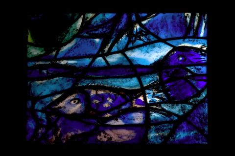 The Tribe of Ruben, stained glass window study for the Hadassah ...