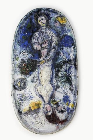 Couple, Ceramic by Marc Chagall (1962)