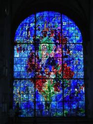 The Tree of Jesse, Works on canvas by Marc Chagall (1975)