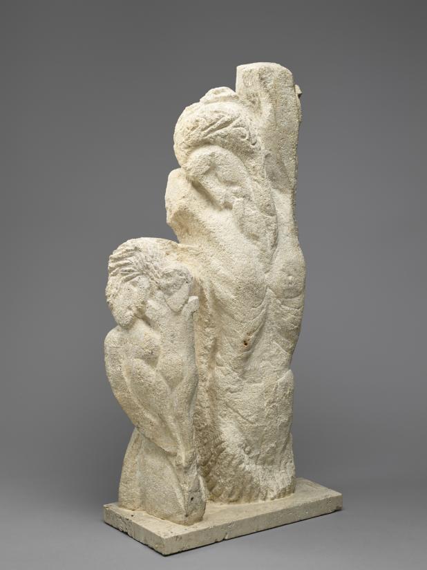 Christ on The Cross, Sculpture by Marc Chagall (1952 - 1954)