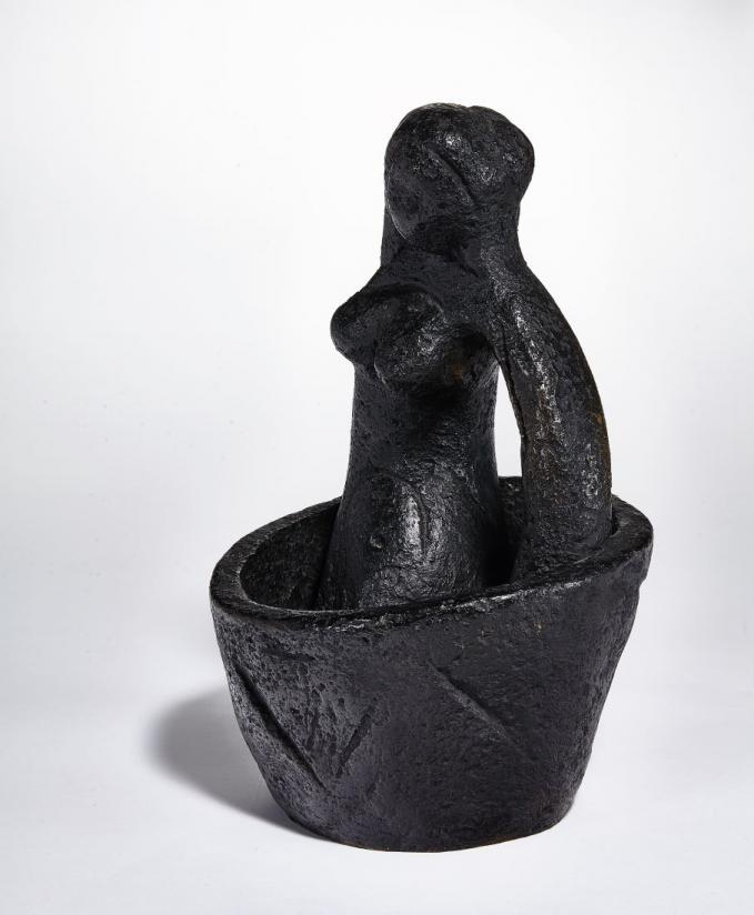 Woman Bathing, Sculpture by Marc Chagall (1957)