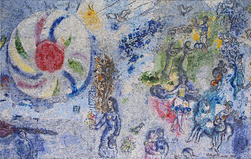 The Four Seasons, First National Bank Plaza, Chicago, Mosaic by Marc ...